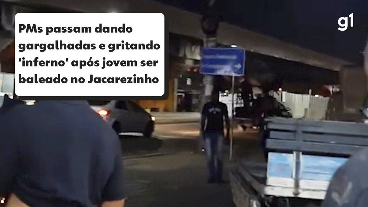 Vídeo: PMs passam dando gargalhadas e gritando 'inferno' após jovem ser ...