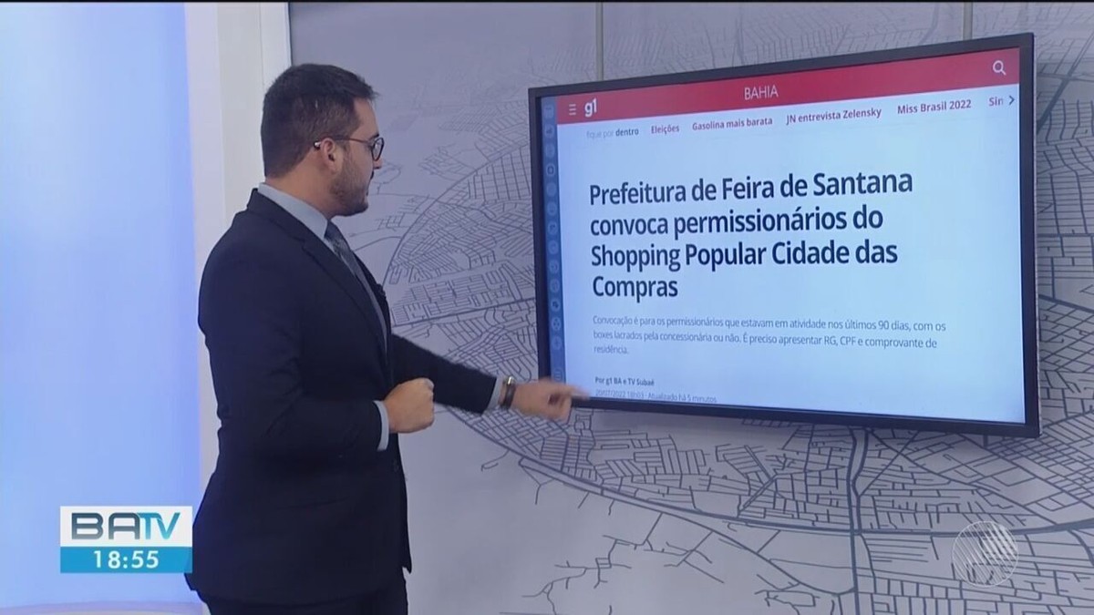 Prefeitura De Feira De Santana Convoca Permissionários Do Shopping