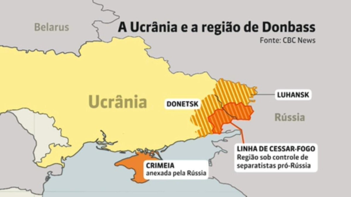 Como é a região ucraniana de Donbass, que Vladimir Putin reconheceu ...