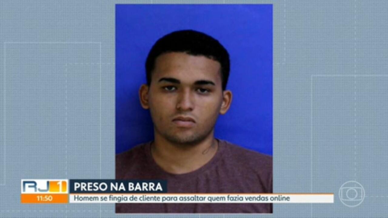 Homem que se passava por cliente para roubar pessoas que faziam vendas ...