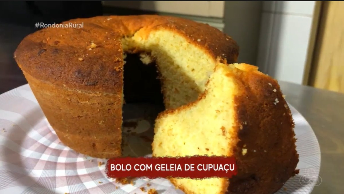 Aprenda a fazer bolo com geleia de cupuaçu | Rondônia Rural | G1