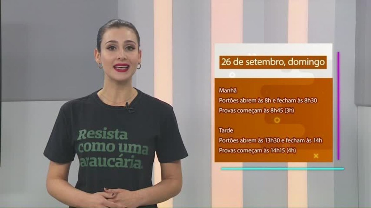 Vestibular de Primavera da UEPG: veja horários dos portões e de início ...