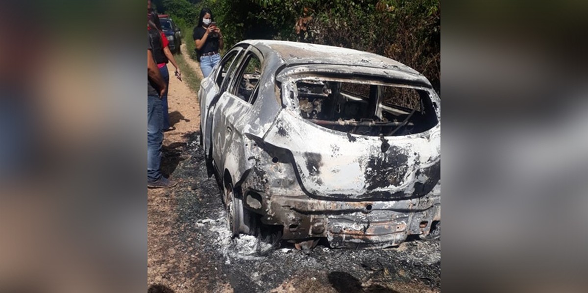 Três Corpos Carbonizados São Encontrados Em Veículo Queimado Na Br 155