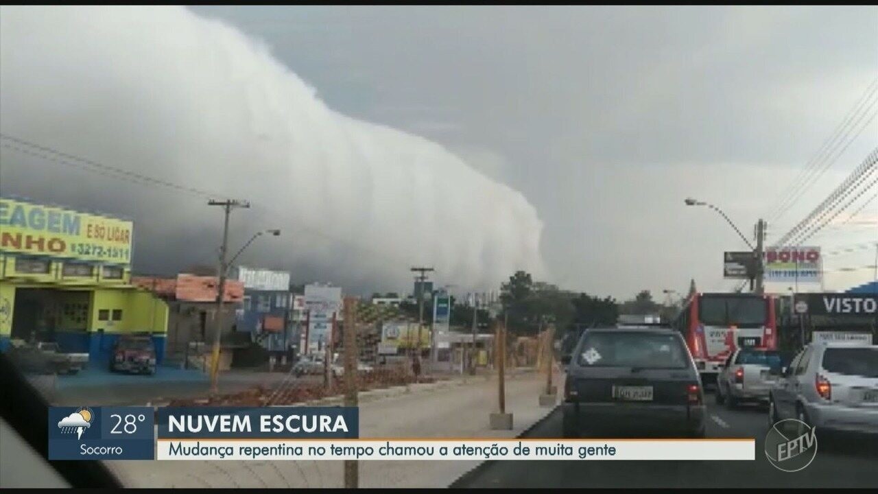 Nuvem rolo chama atenção na região de Campinas; FOTOS e VÍDEOS ...