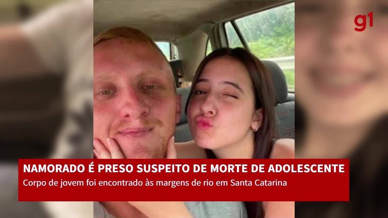 Namorado preso suspeito de matar adolescente em SC não aceitava fim do relacionamento, diz delegado