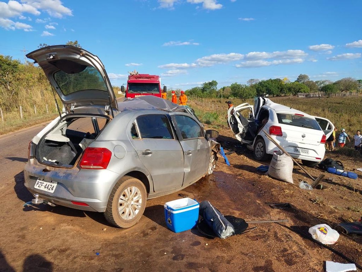 Seis pessoas morrem e duas ficam feridas após dois carros baterem de frente na TO-080 ...
