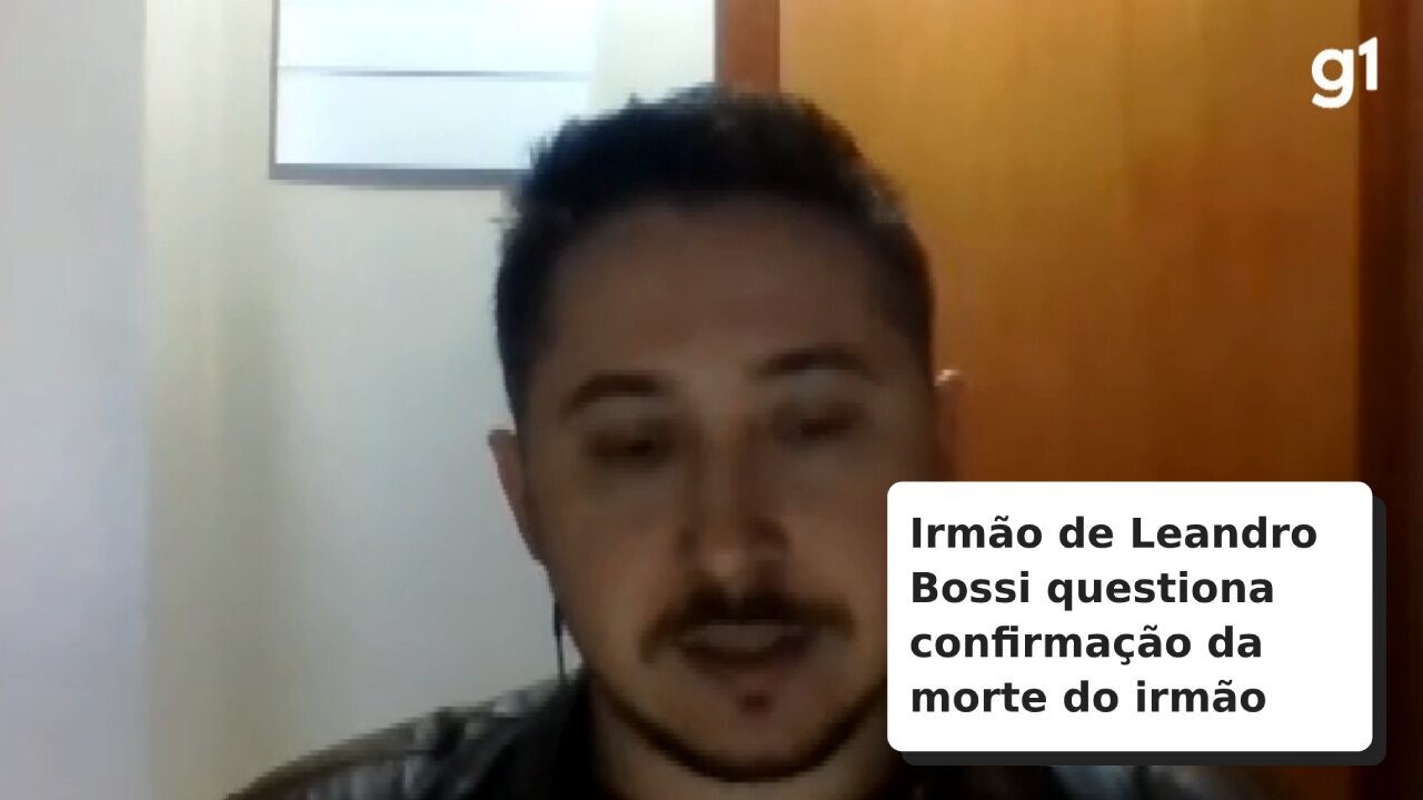 Irmão de Leandro Bossi questiona confirmação da morte 30 anos após ...