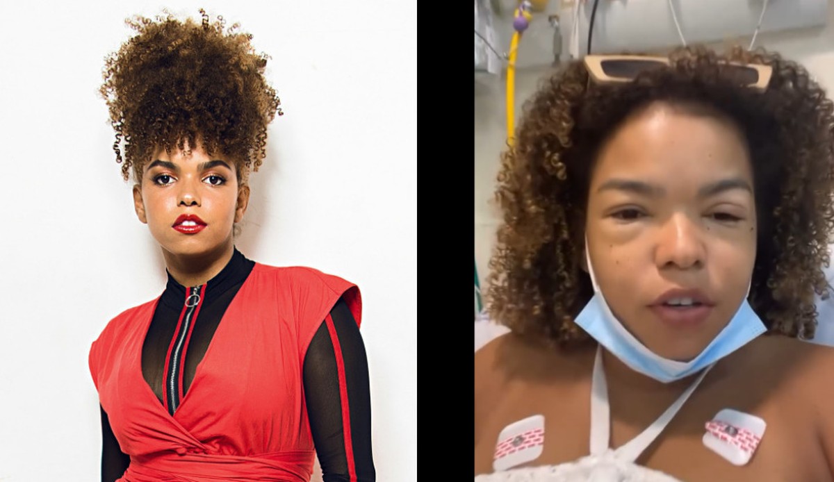 Jeniffer Nascimento tem reação alérgica e vai para o hospital após ...