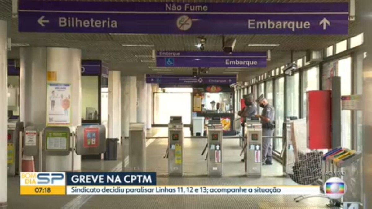 Trechos das linhas 11-Coral, 12-Safira e 13-Jade da CPTM são feitos com ...
