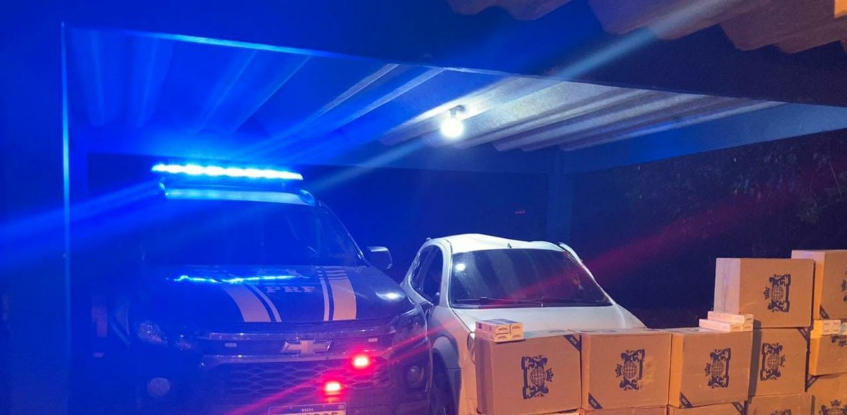Homem é Preso Transportando Mais De 6 8 Mil Maços De Cigarro