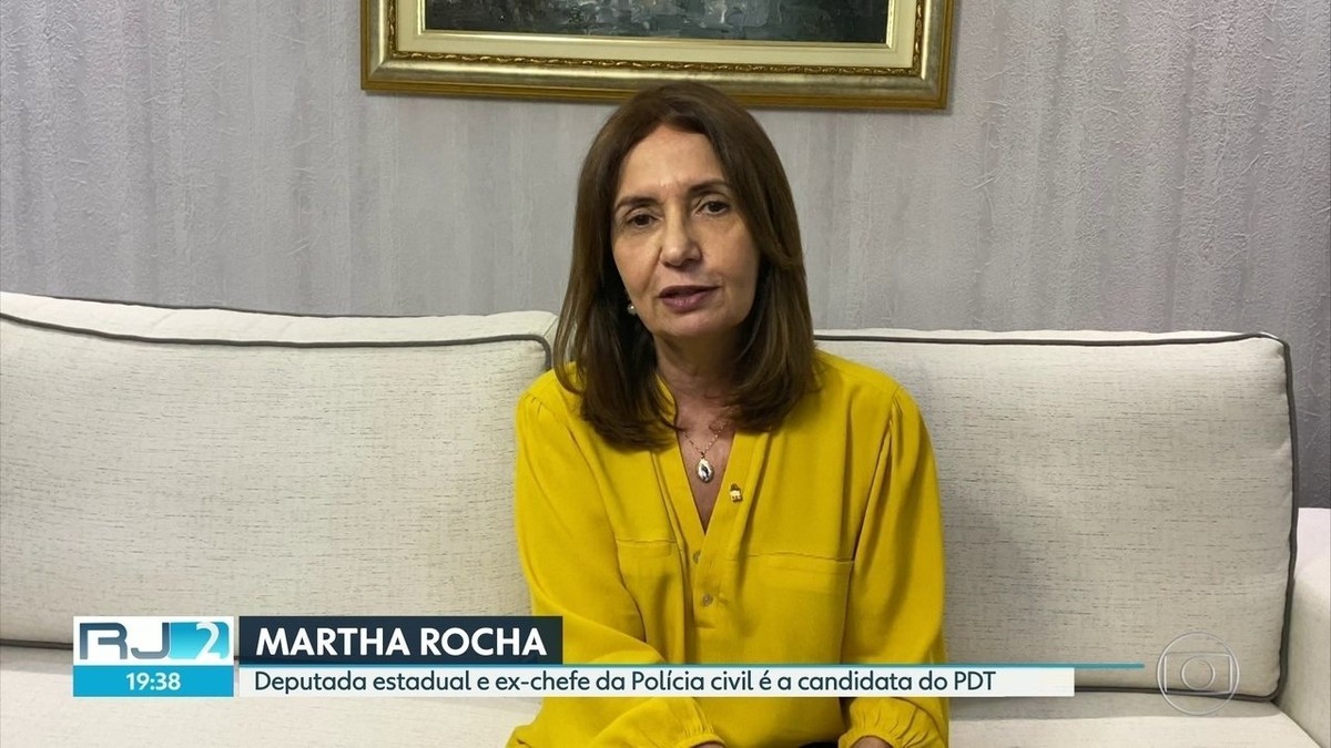 PDT oficializa candidatura de Martha Rocha à Prefeitura do Rio de ...