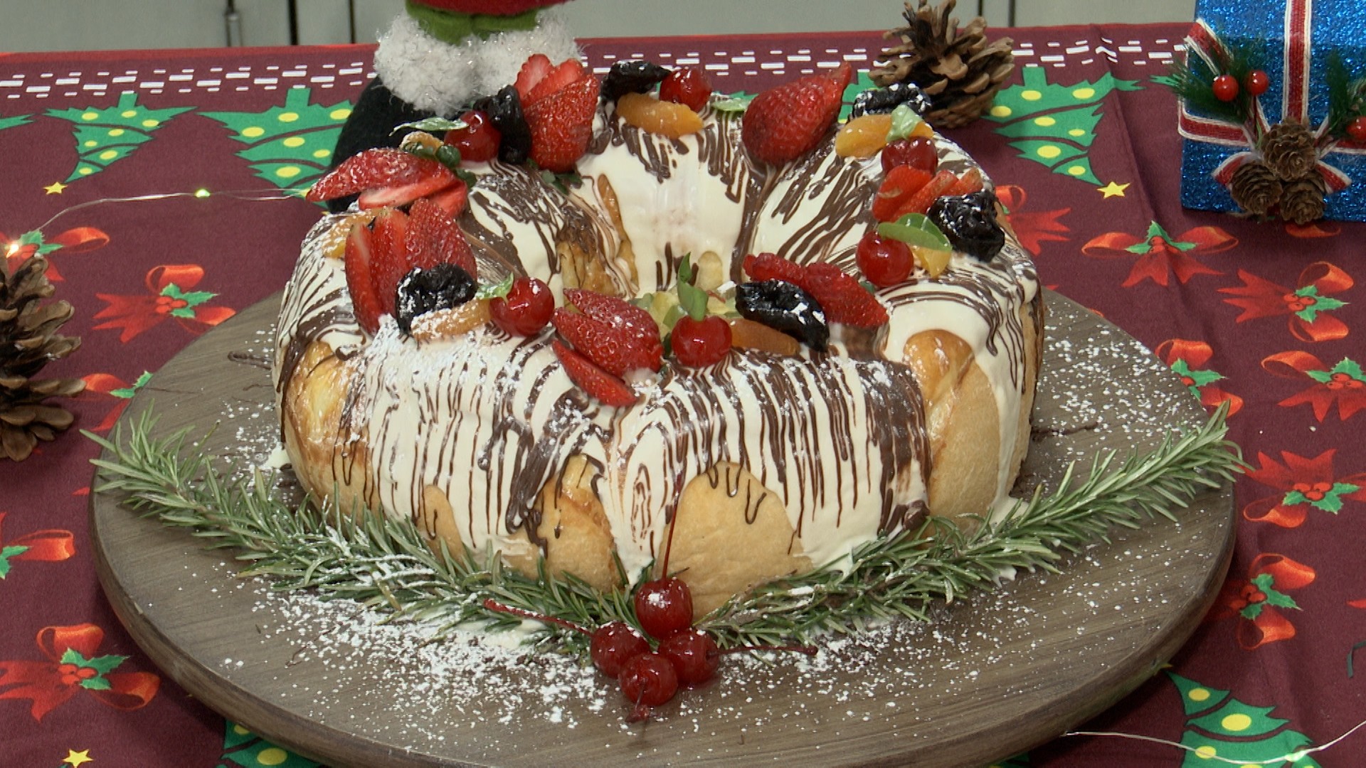 Veja passo a passo de como preparar rosca de Natal trufada | Bahia | G1