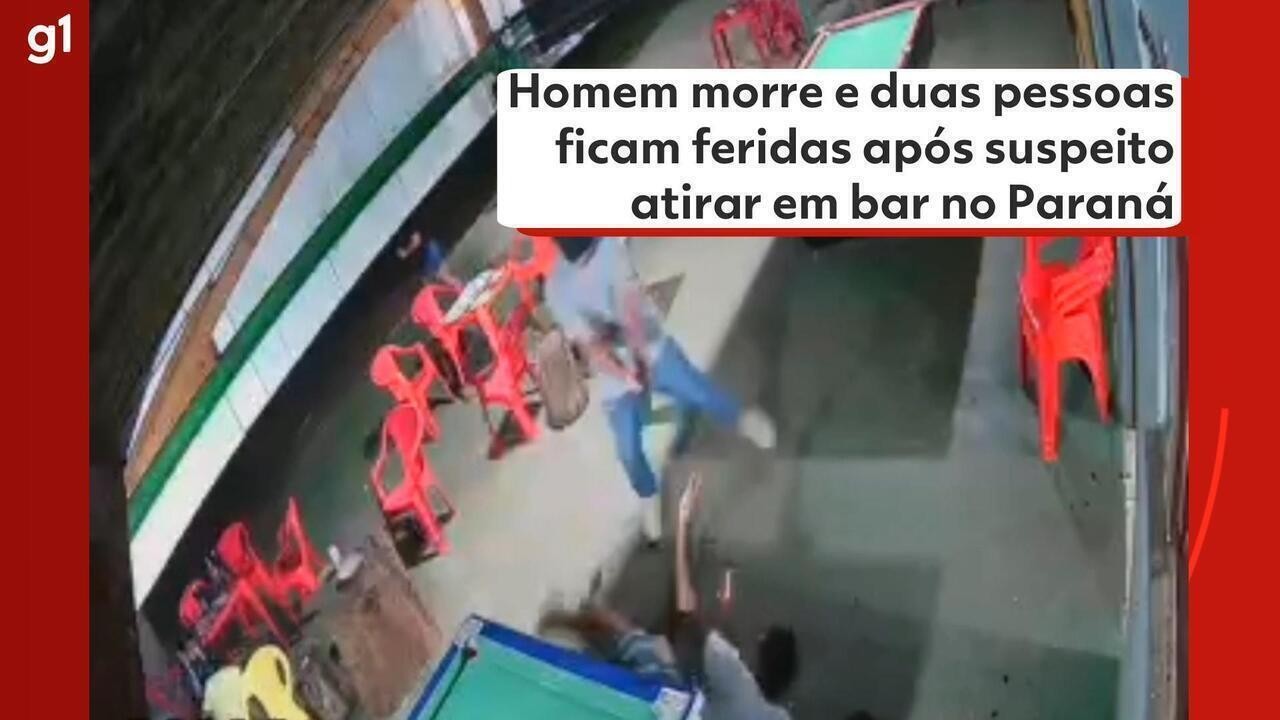 Homem morre e duas pessoas ficam feridas após suspeito atirar em bar no Paraná | Oeste e ...