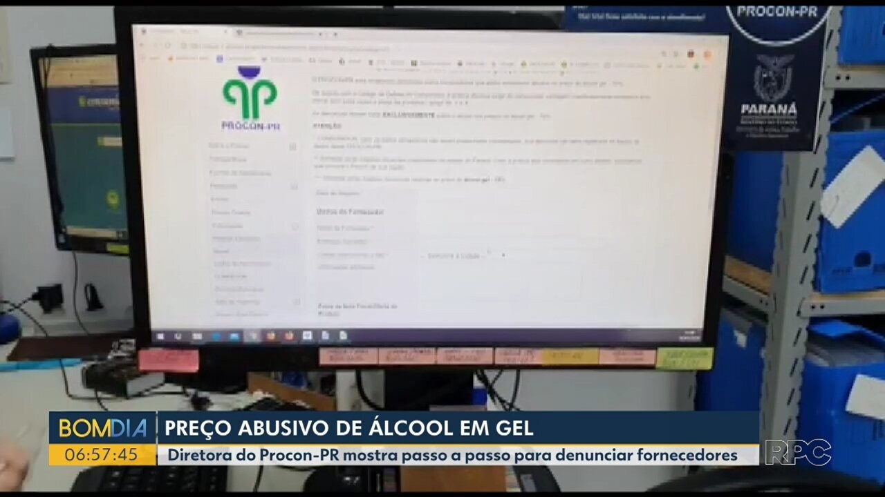 Veja como denunciar no Procon-PR preço abusivo do álcool gel | G1