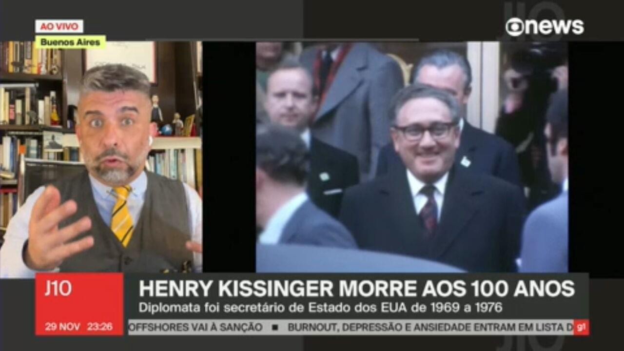 Henry Kissinger, diplomata norte-americano e ganhador do Nobel da Paz ...